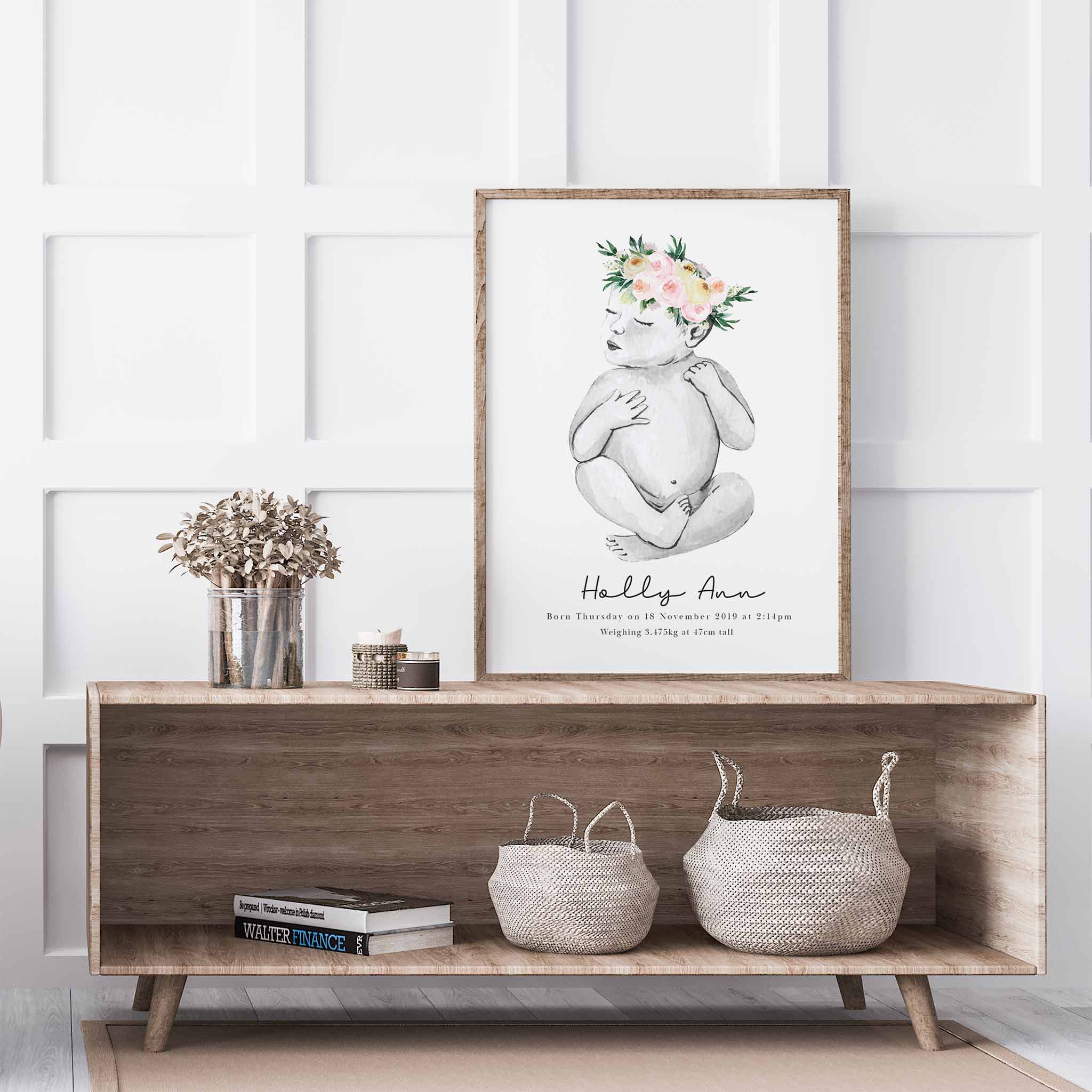 Sticky Bee Studio | Birth Poster Nursery and Kids Wall Art Prints